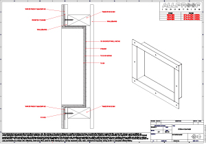 Stainless Shower Niche | Allproof Industries NZ